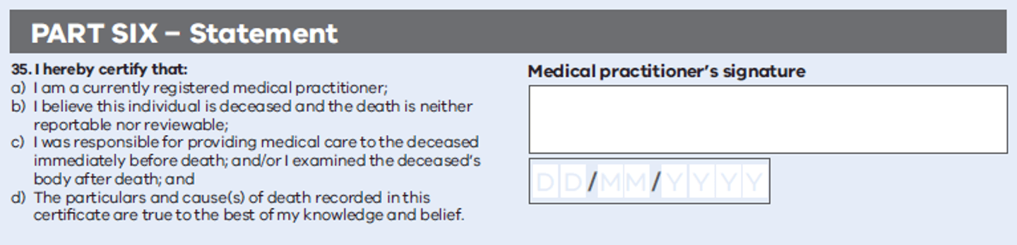 How to identify the new cause of death forms | bdm.vic.gov.au